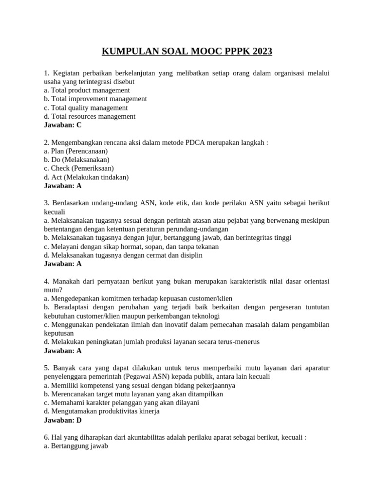 Contoh Soal Evaluasi 3 | PDF