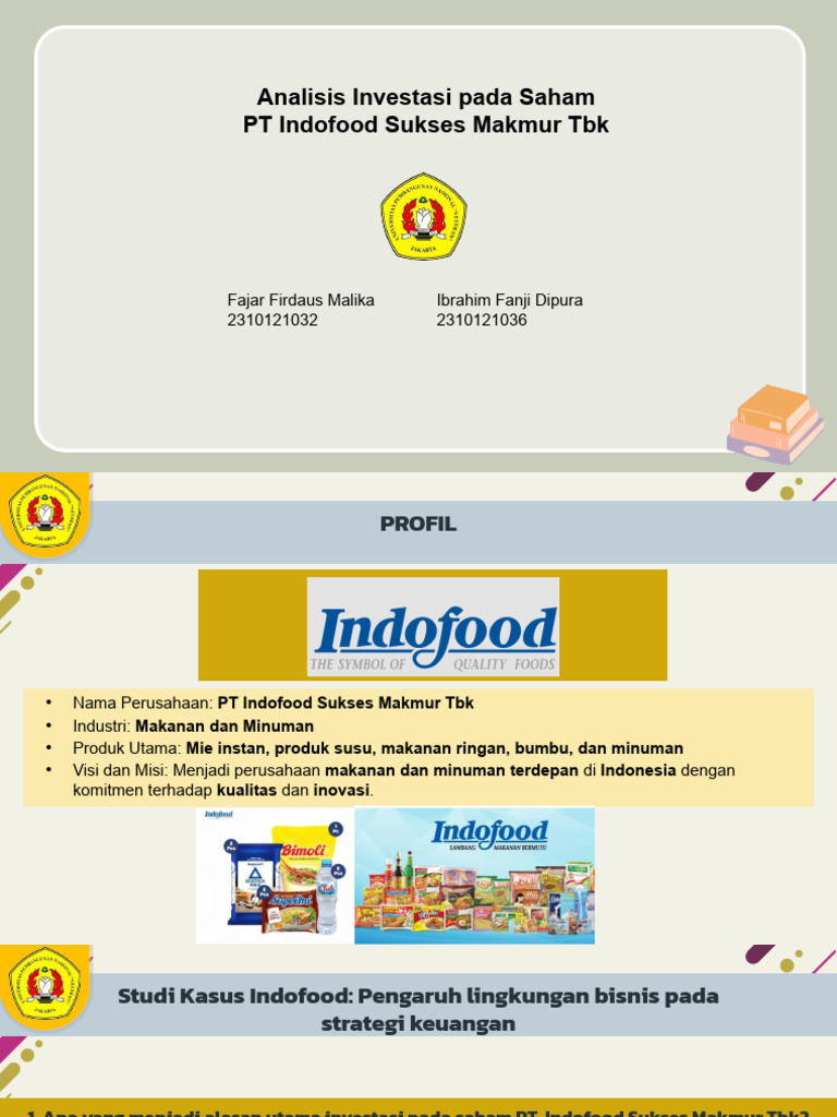 Analisa Investasi (Indofood) TM-1 | PDF
