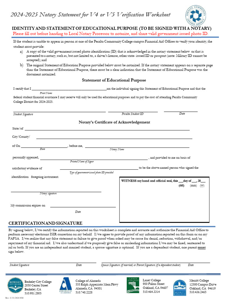 2024 2025 V4V5 Verification Notary | PDF