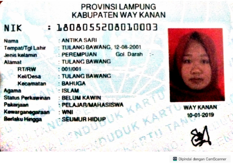 KTP - Antika Sari - 1917006 | PDF