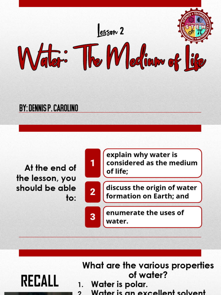 Water: Essential for Life on Earth | PDF | Water | Social Science