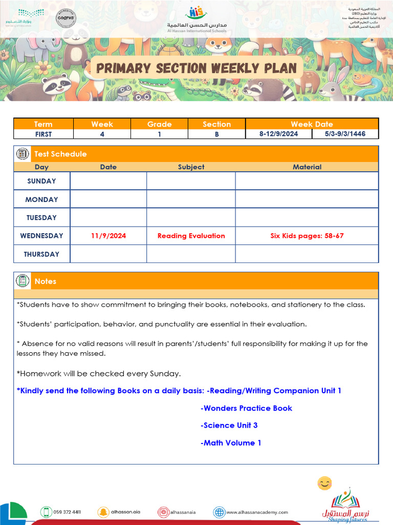 Grade 1B - W4 | PDF