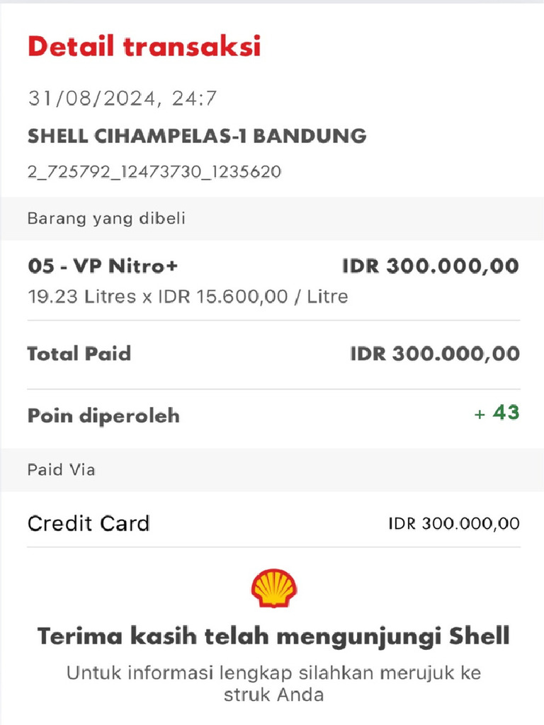 Lampiran Struk Bensin Dan Tol - 20240901 - 194621 - 0000 | PDF