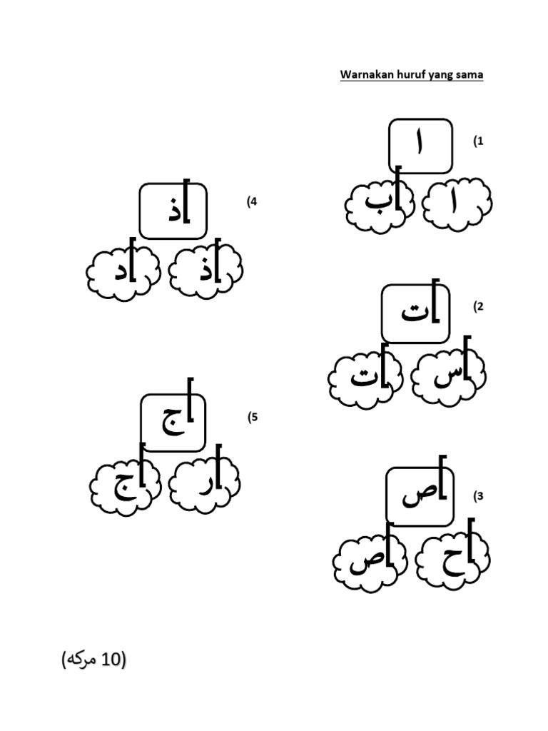 Warnakan Huruf Yang Sama | PDF