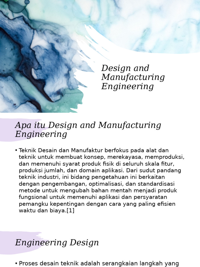 Design and Manufacturing Engineering | PDF