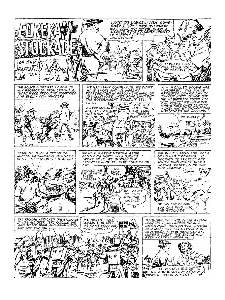 Eureka Stockade Cartoon | PDF