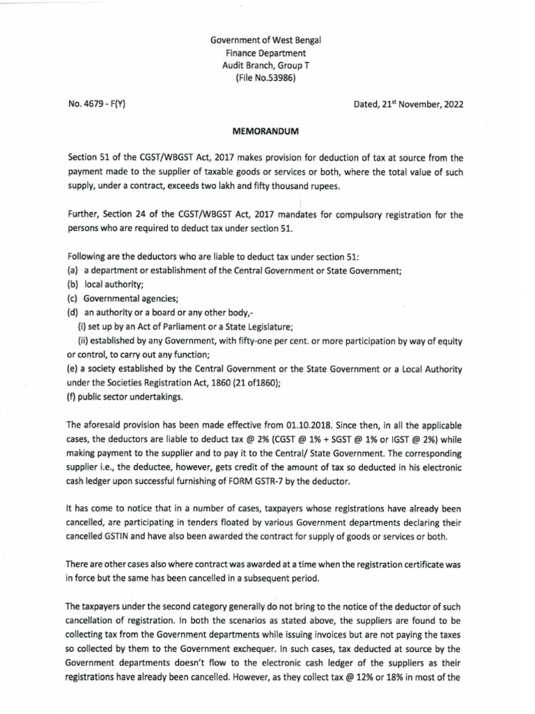 GST Order | PDF