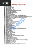 Highly Detailed Indian History Timeline 1857 1947 | PDF | Partition Of ...