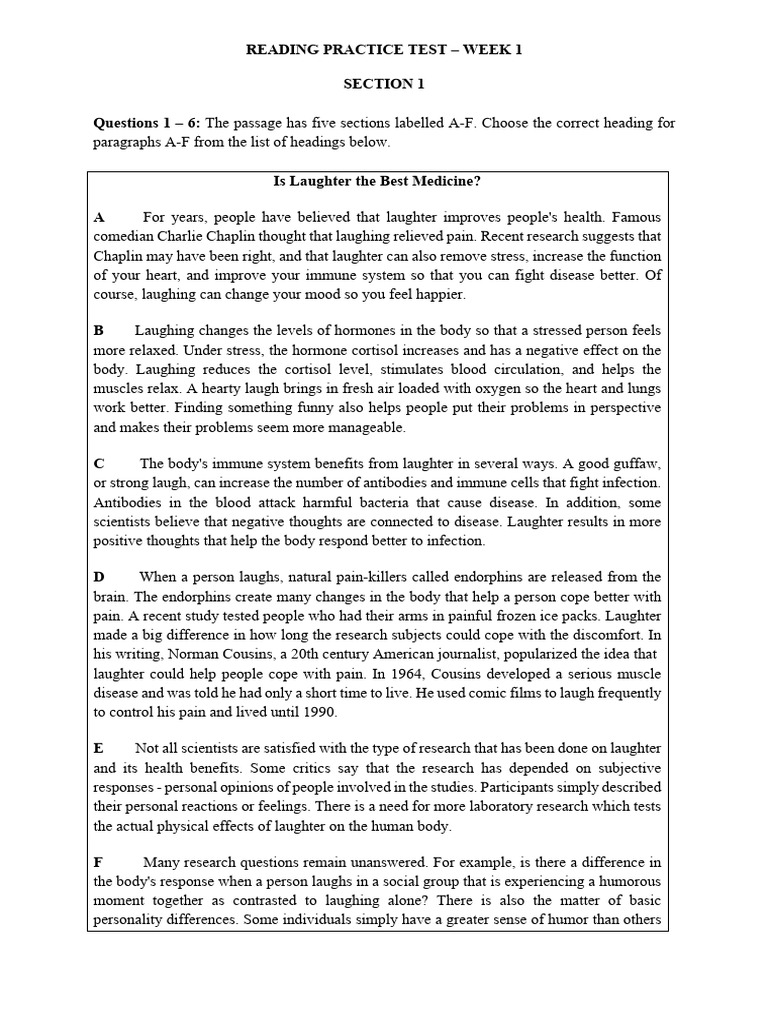 Reading Handout Week 1 | PDF