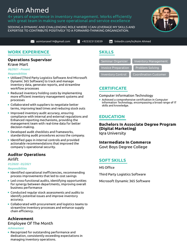 Asim - Resume | PDF