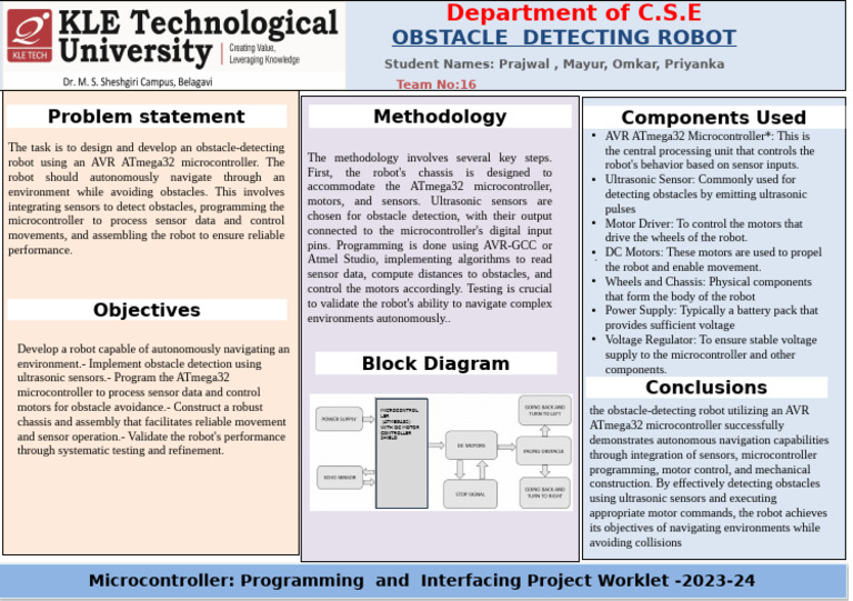 Obstacle Detecting Robot Pdf