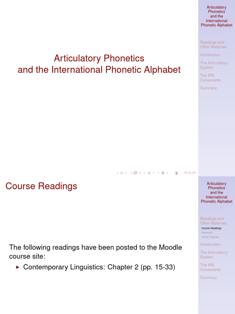 IPA Consonants | PDF