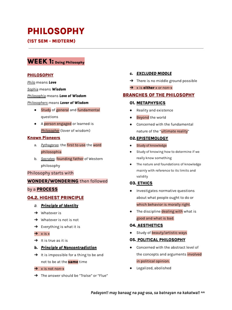 PHILOSOPHY | PDF
