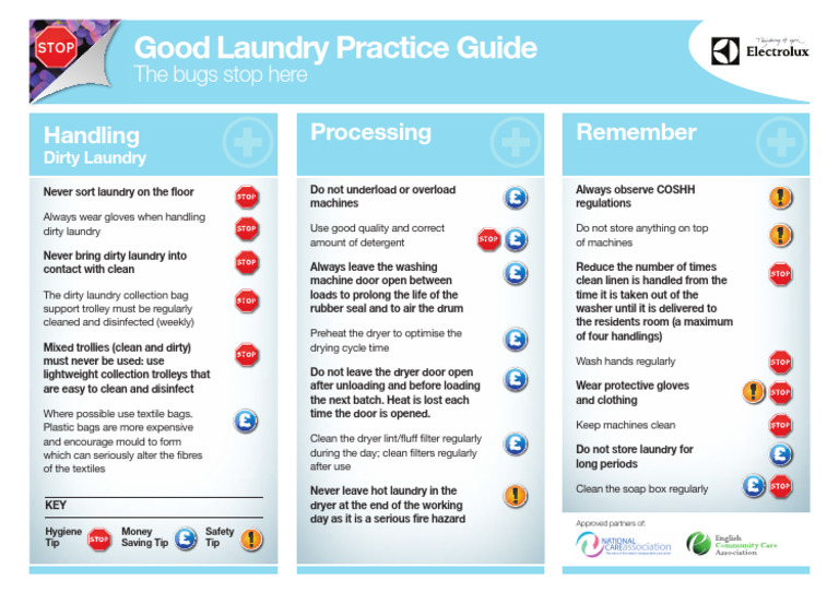 Guide To Good Laundry Poster | PDF