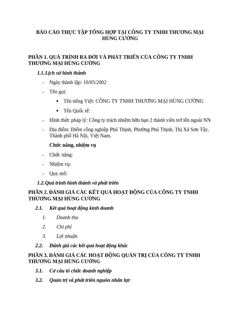 Phạm Văn Quân - Đề Cương BCTH | PDF