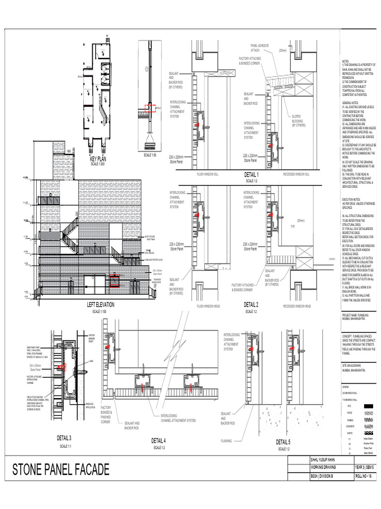 WD Sem 6 Final-Model - PDF BRICK CLADDING | PDF