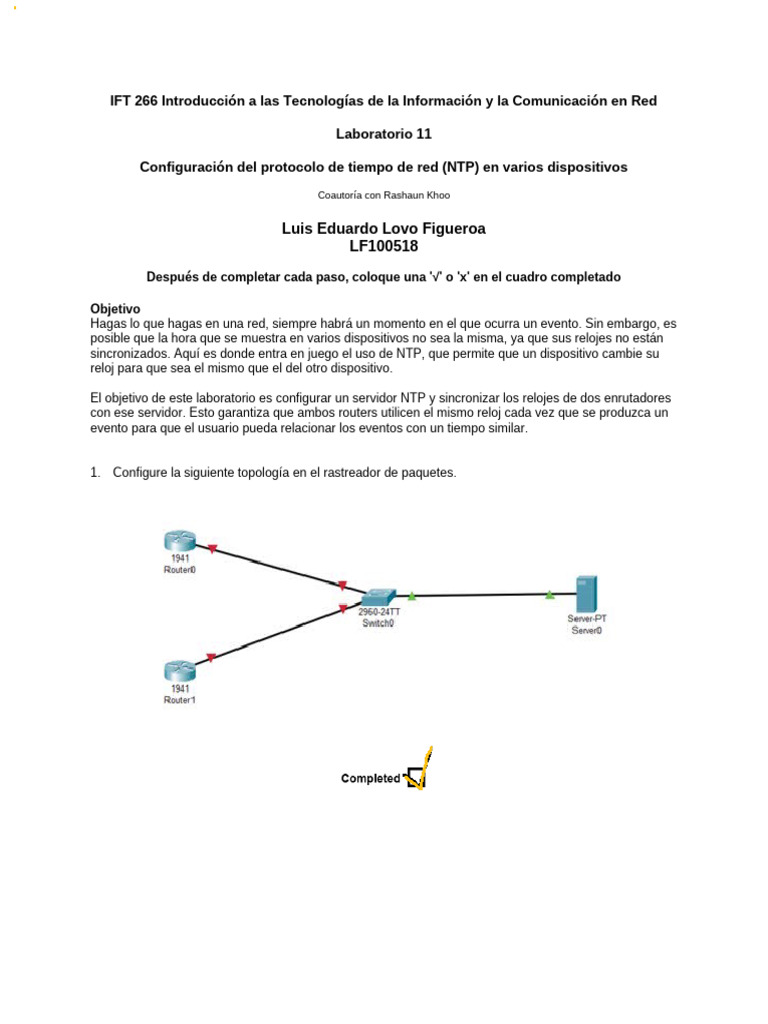 Configuración Del Protocolo de Tiempo de Red (NTP) en Varios ...