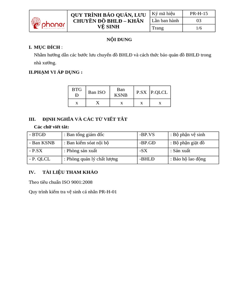 QT Bao Quan Luu Chuyen Do BHLD (Moi) | PDF