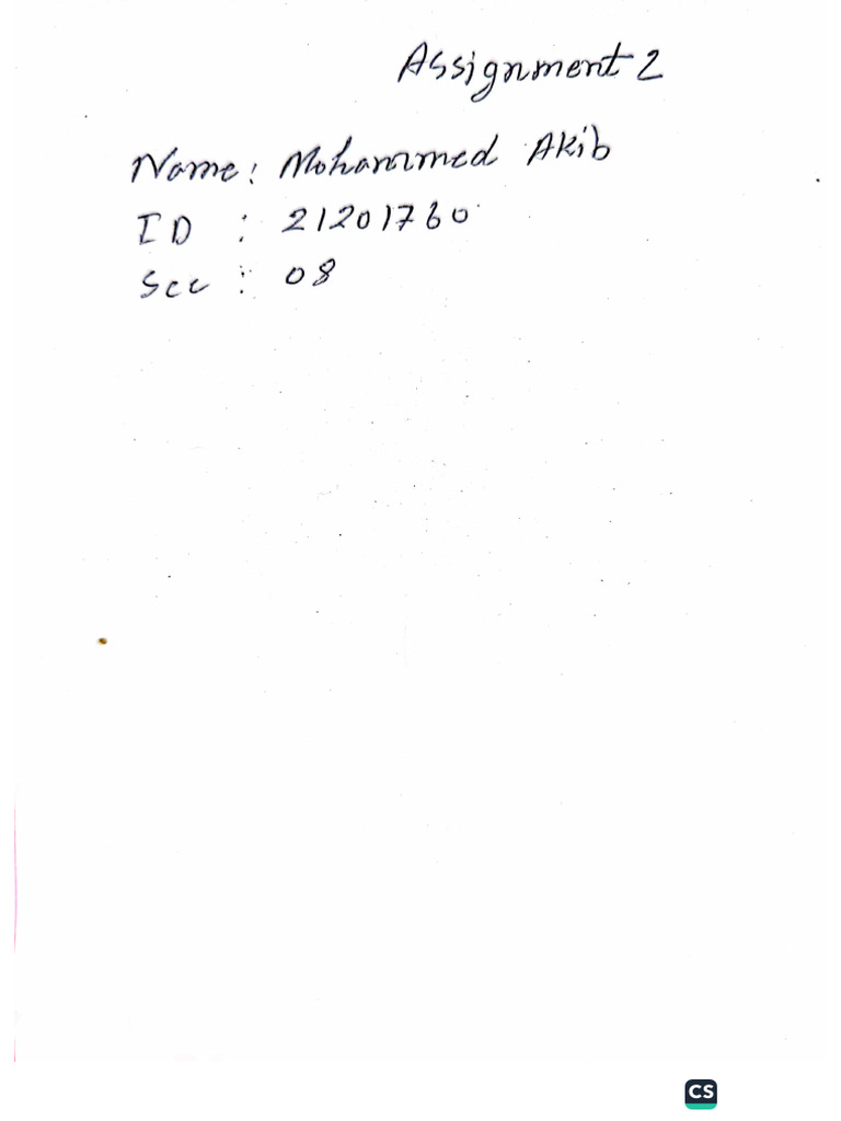 Bracu Assignment | PDF