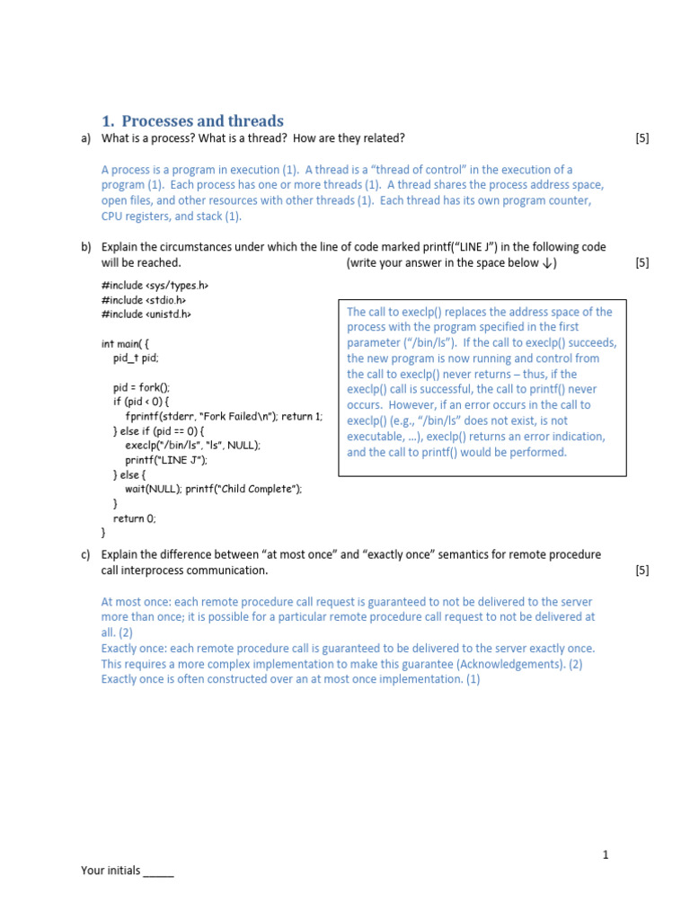SampleMidterm Solutions | PDF