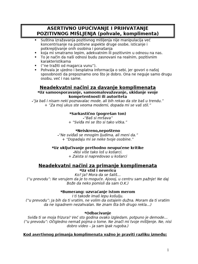 Pohvala | PDF