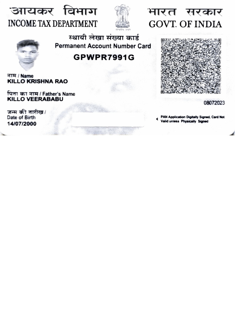 PAN Card | PDF