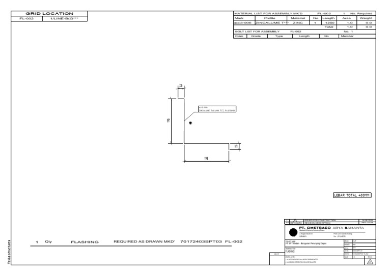 FL 002 Flashing Rev 0 | PDF