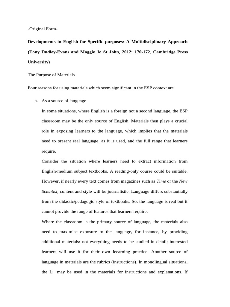 The Roles of Materials | PDF