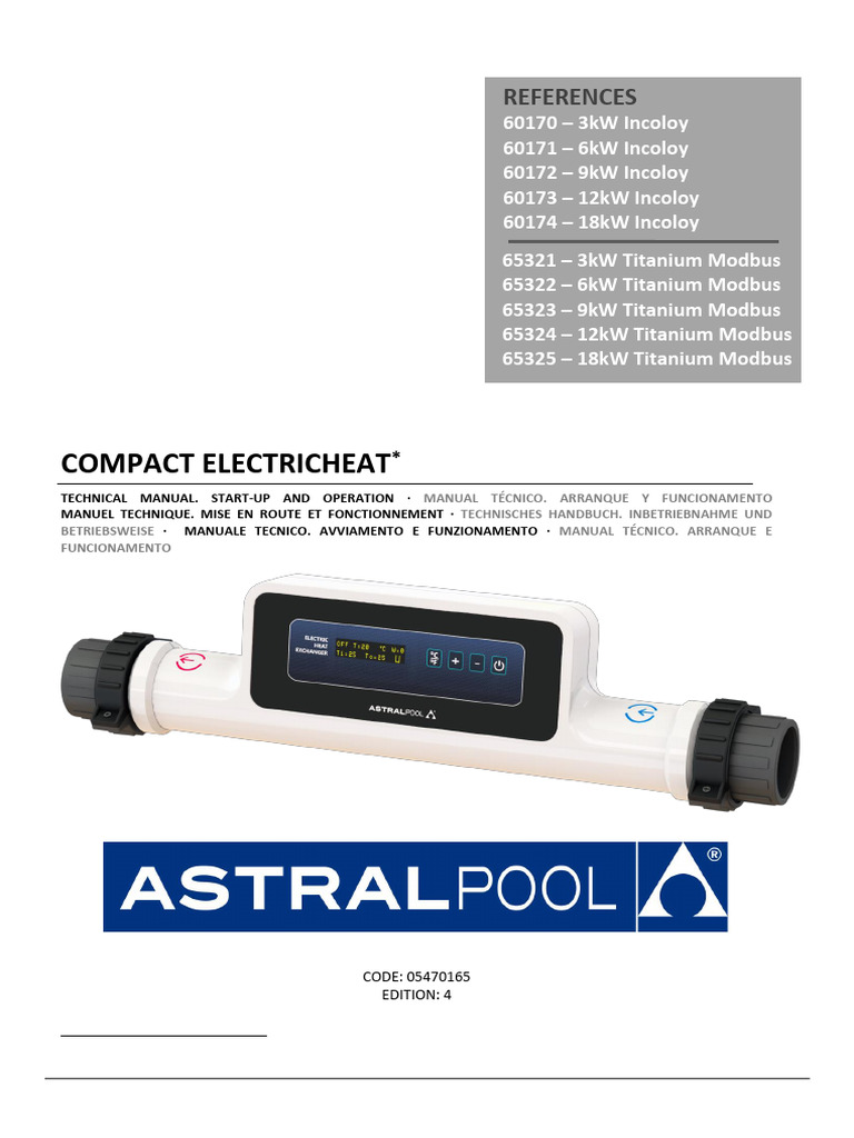 Calentador Astral Compact 3 Titanio | PDF