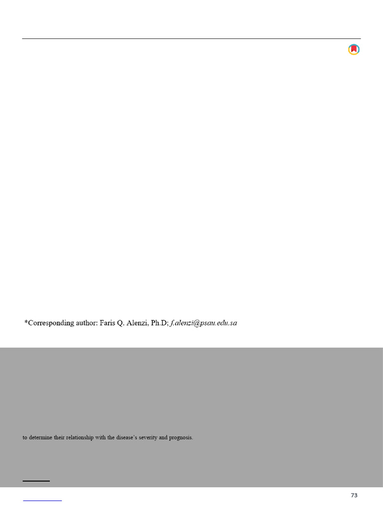 PT and PTT Are They Significant Indicators of Poor Prognosis in Severe ...
