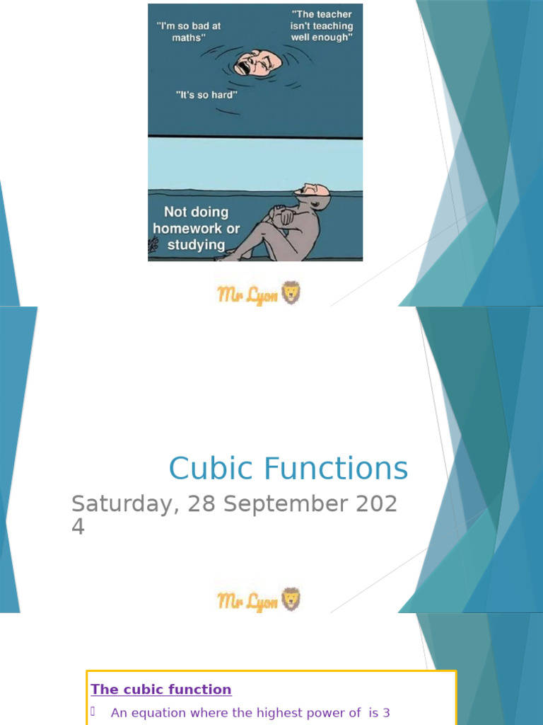 18. Cubic Functions | PDF