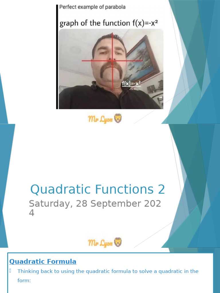 Quadratic Functions 2 | PDF