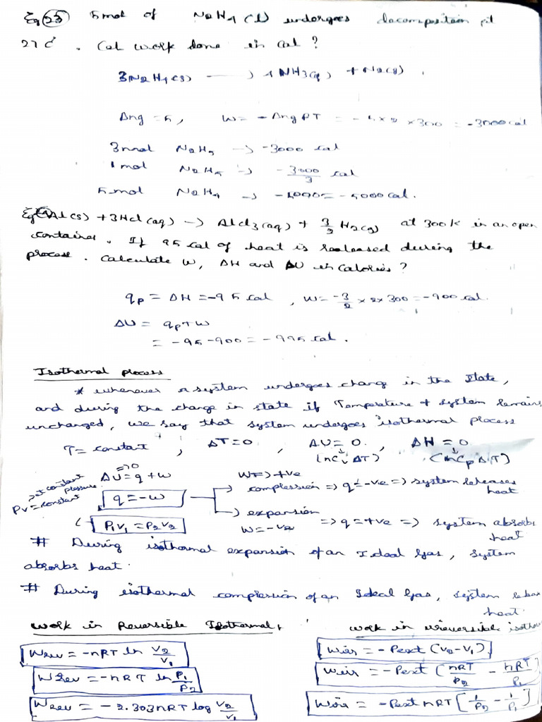 Thermodynamics notes part 3 | PDF