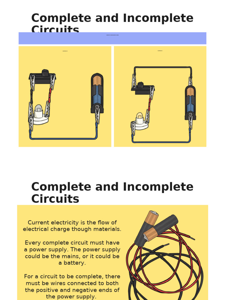 2-Complete or Incomplete Circuit | PDF