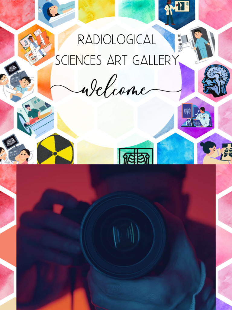 Colorful All Are Welcome Watercolor Hexagonal Poster | PDF