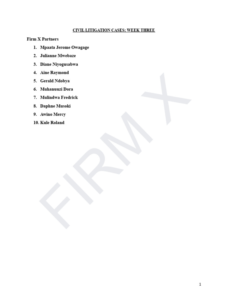 Civil Litigation Cases | PDF