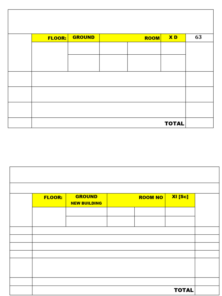 Examination Seating Plan 2024-25 Room-Wise (2) - 1 | PDF | Warships ...