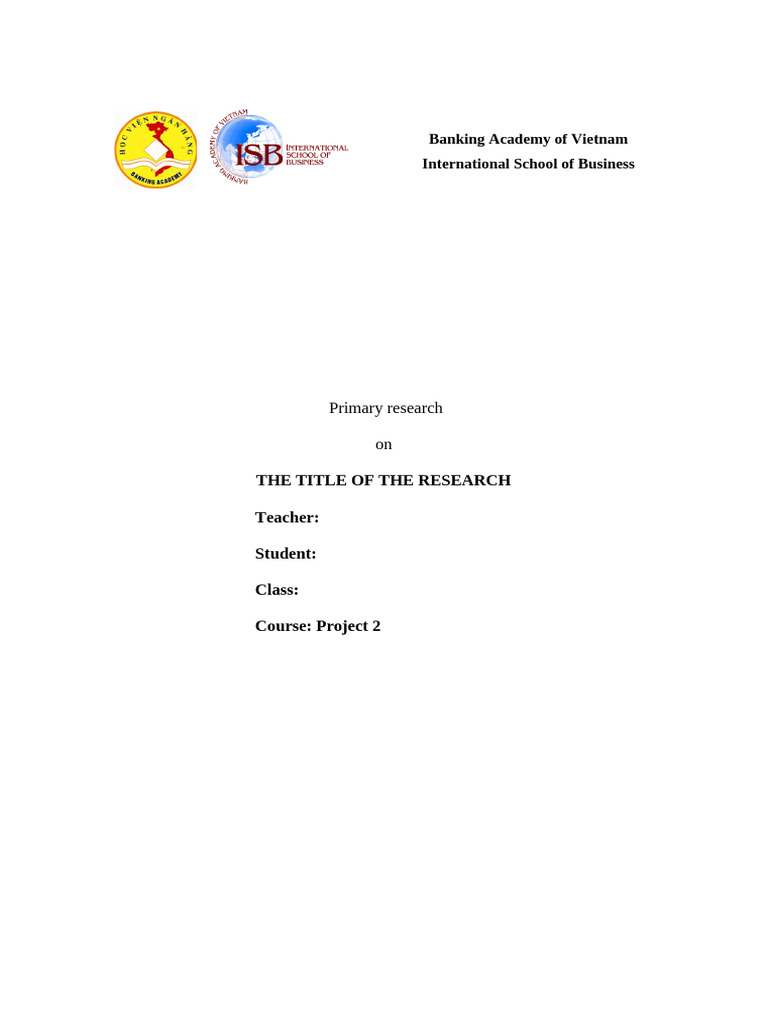 Cover Page (The Final Assignment) | PDF