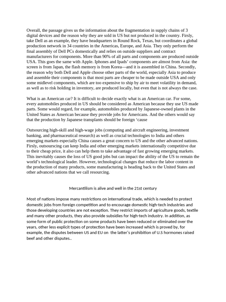 Summerize Case Study (Inter Econ) | PDF | Dell | Computers