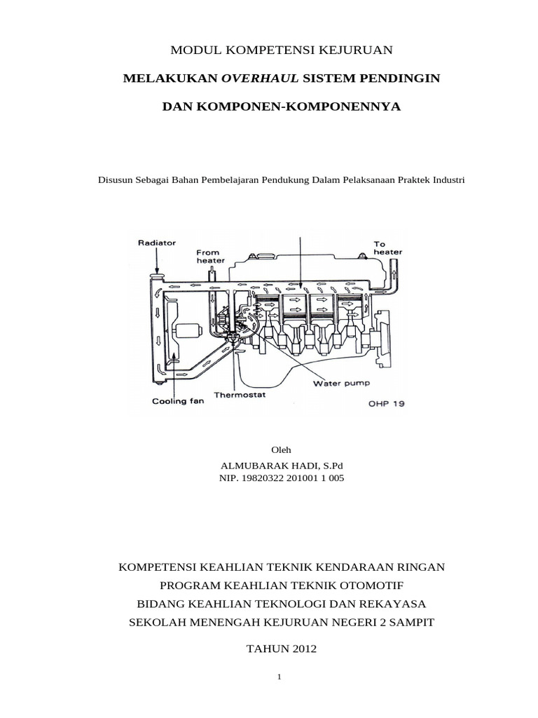 Modul Pendingin Xi TKR 1 | PDF