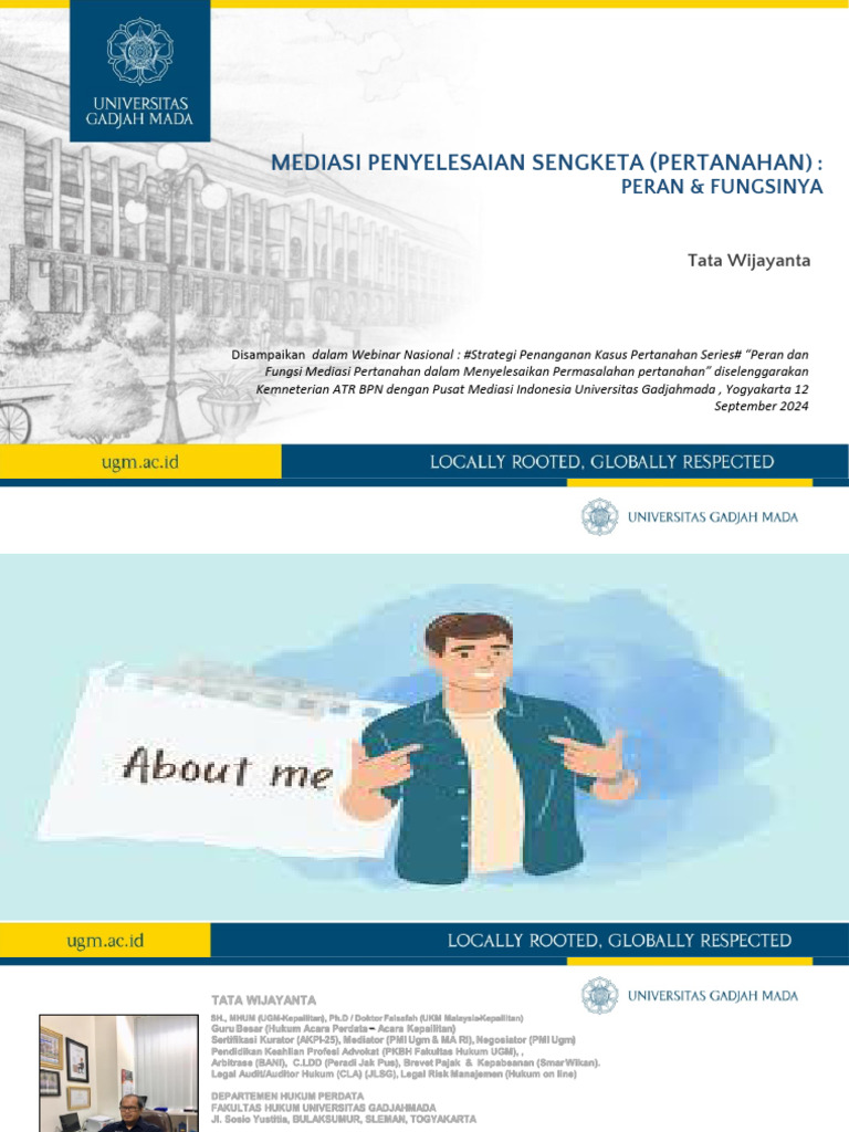 Tata - ATR BPN Fungsi Peran Mediasi | PDF