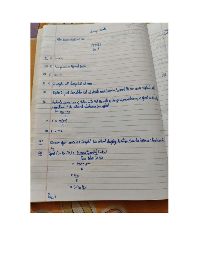 Allen Science | PDF