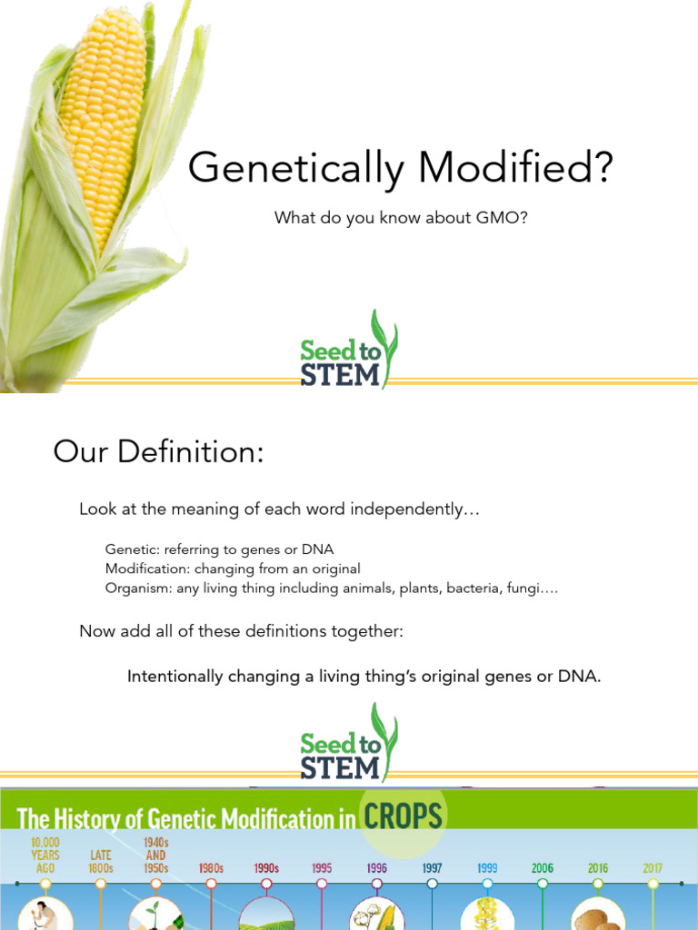 Gmo 1 | PDF