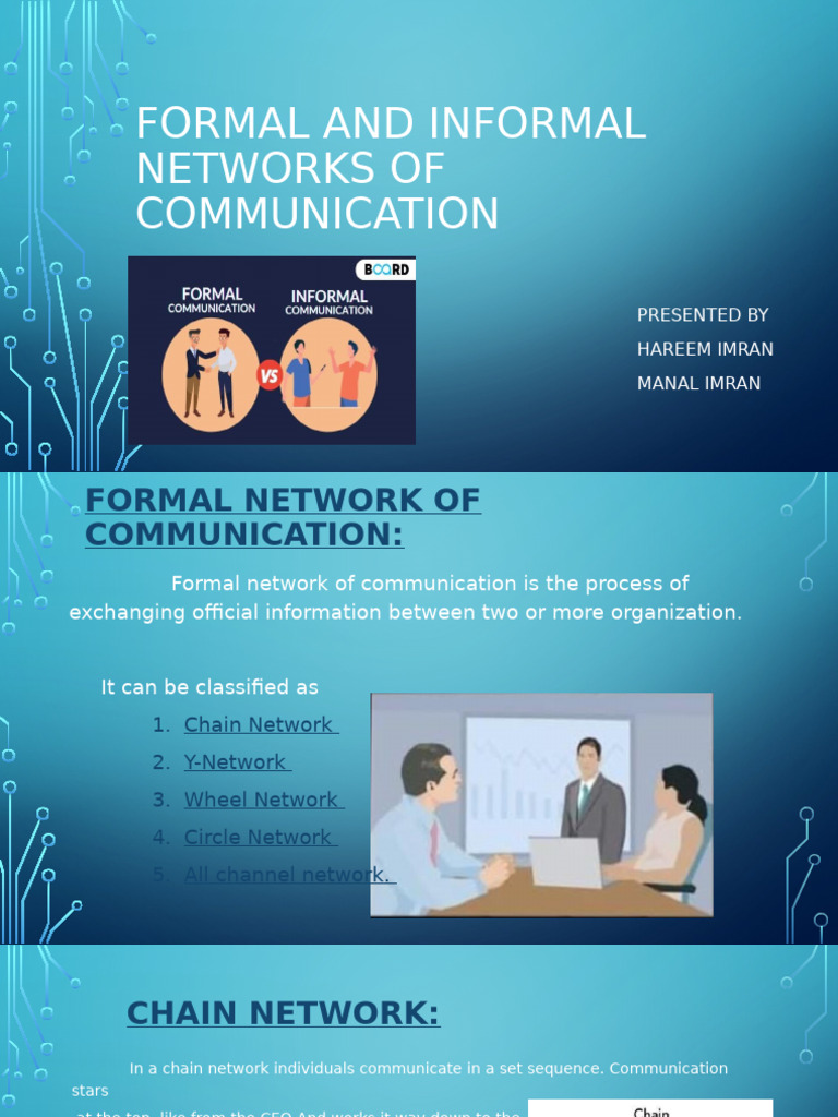 Formal Network | PDF