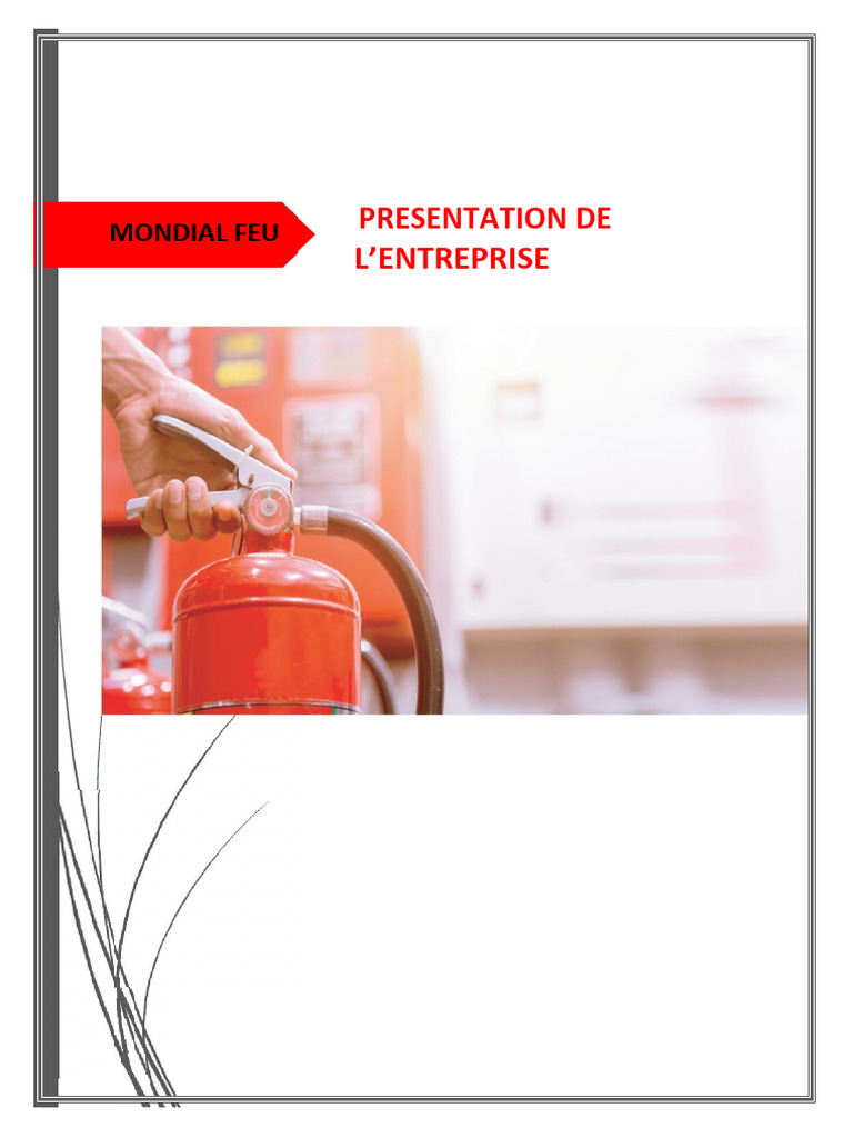 La Fiche de Presentation de L'entreprise | PDF