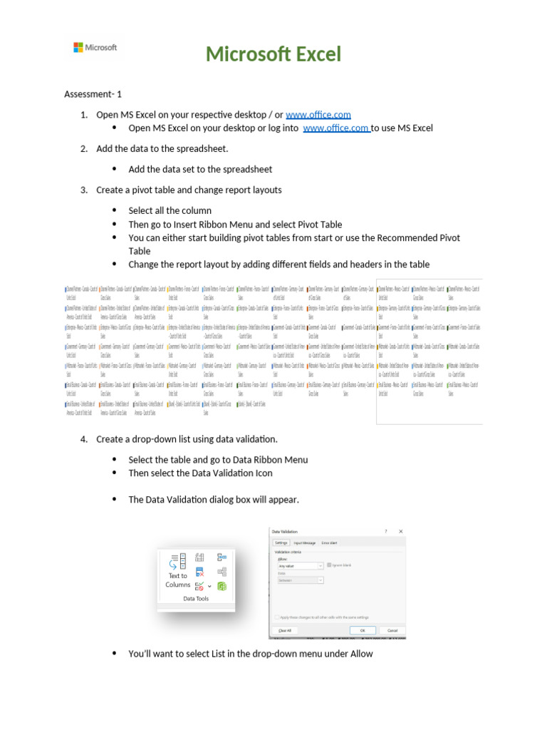 Excel - 1 Solution | PDF