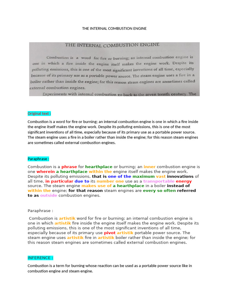 Example of Paraphrase Inference - MS | PDF