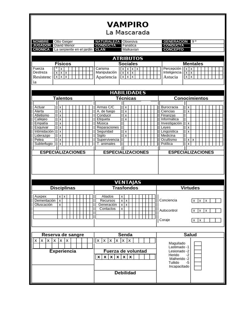 Ficha Otto Geiger | PDF