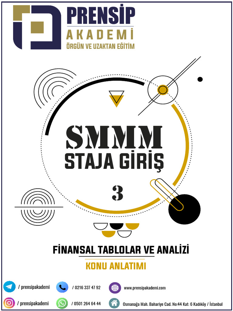 Finansal Tablolar Ve Analizi Konu Anlatimi | PDF
