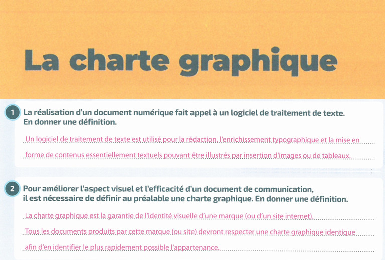 CHAP 02 N05 - CHARTE GRAPHIQUE Cours | PDF